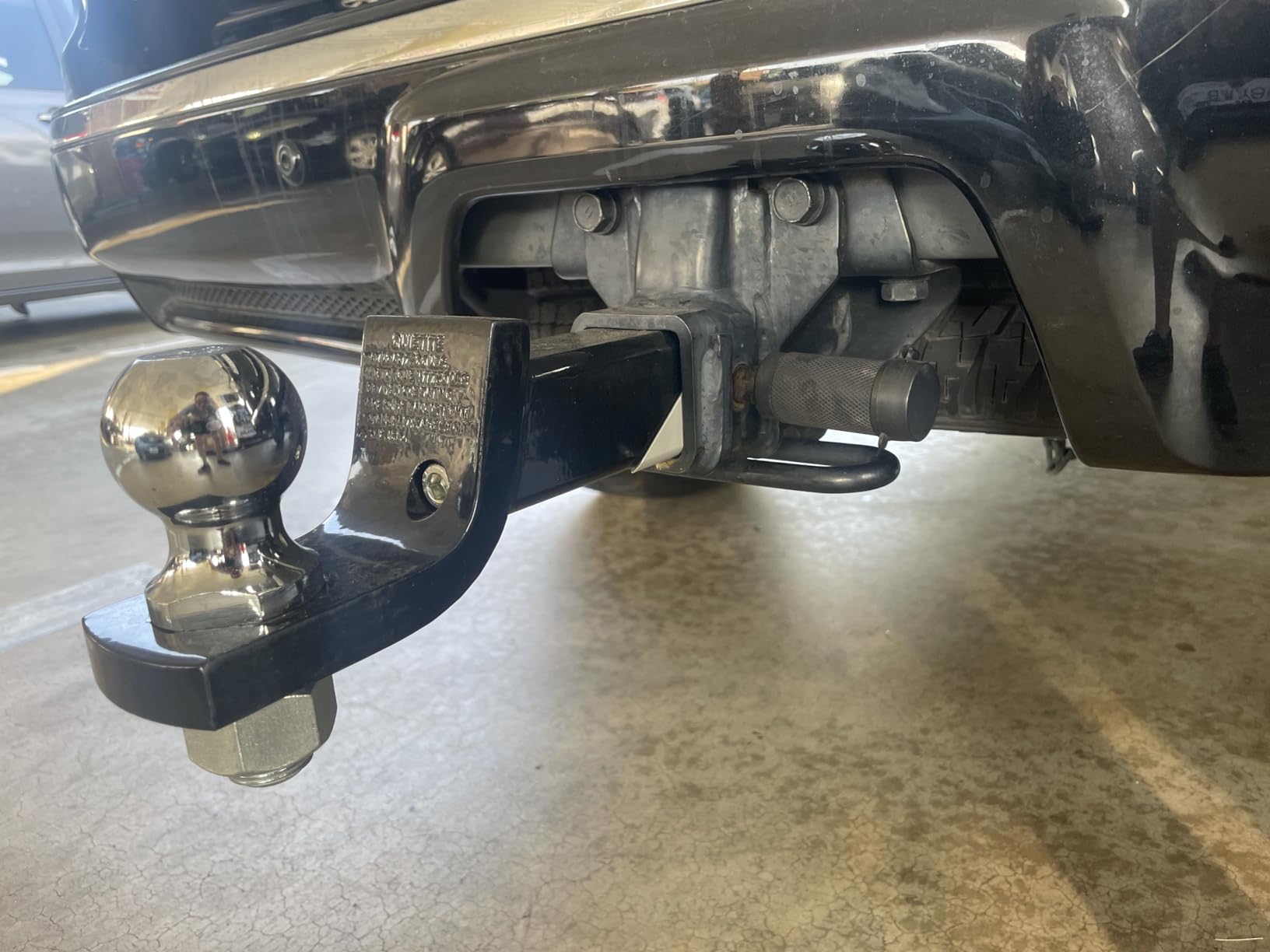 Amazon.com: Quietite 2 Inch Ball Hitch Kit + Patented Anti Rattle Hitch ...