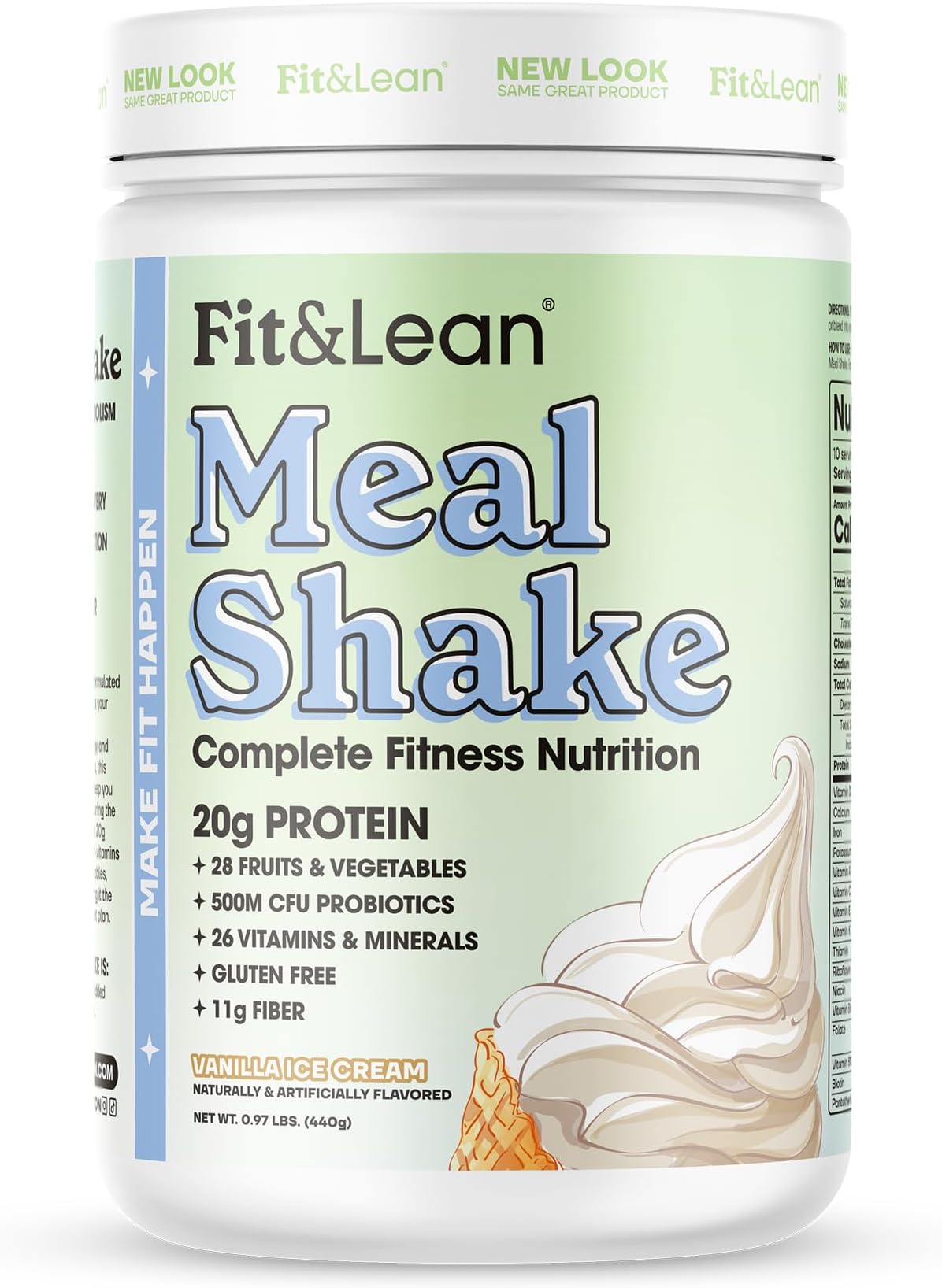 Amazon.com: Fit & Lean Meal Shake, Fat Burning Meal Replacement ...