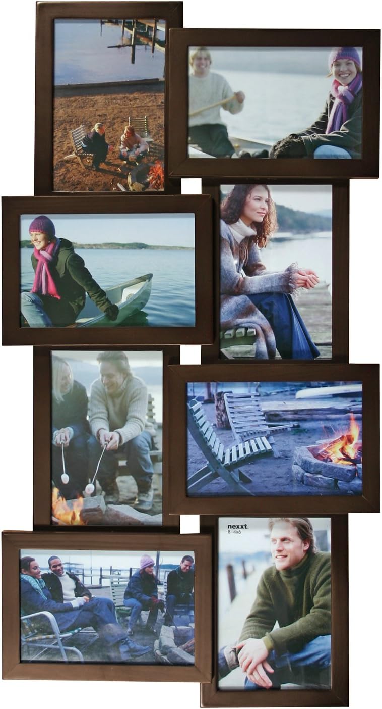 Amazon.com - Nexxt by Linea Array Collage Wall Frame, Holds 8 4-Inch-by ...