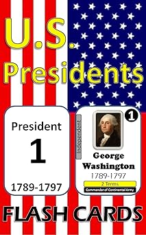 U.S. Presidents Flash Cards Illustrated: Double Sided for Quick Study ...