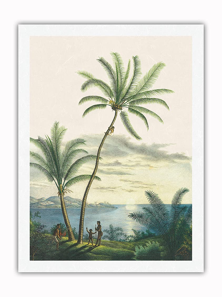 Retro Palm Tree Print
