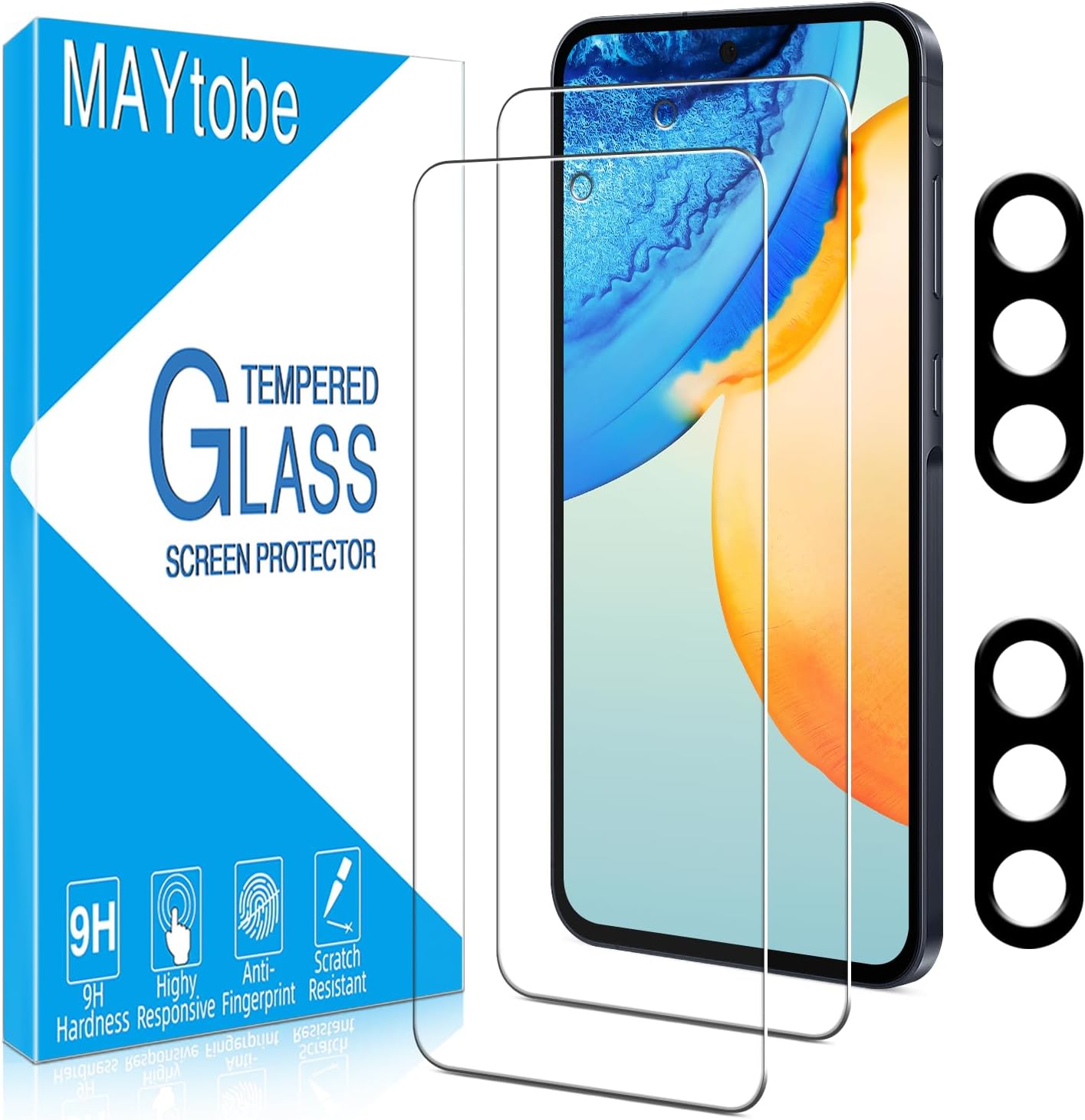 Amazon.com: MAYtobe [2+2 Pack for Samsung Galaxy A56 5G Screen ...