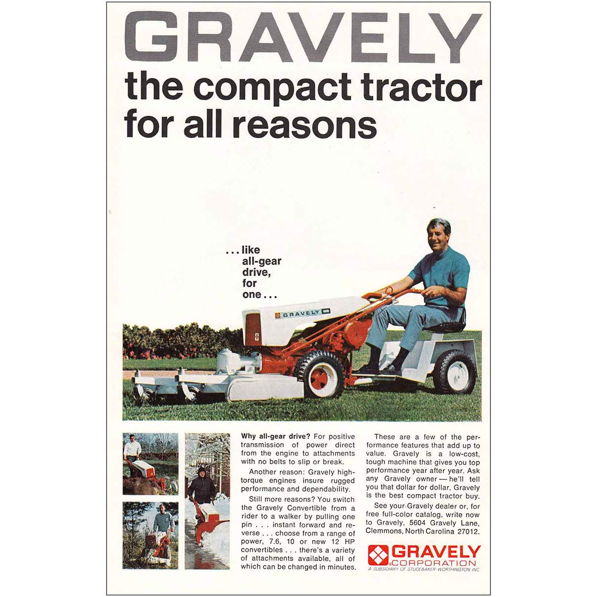 Gravely Tractors Logo
