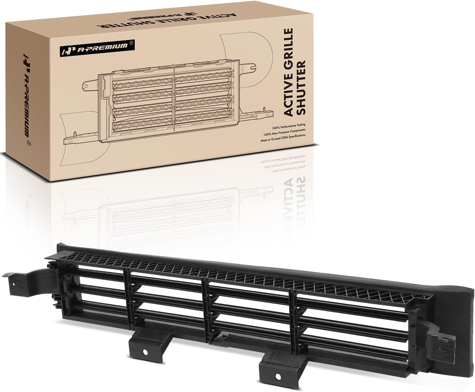 Amazon.com: A-Premium Front Lower Radiator Grille Air Shutter Actuator ...