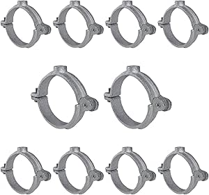 Threaded Rod Hangers Ceiling Flange Hangers - 20 Pack Galvanized 1/2 ...