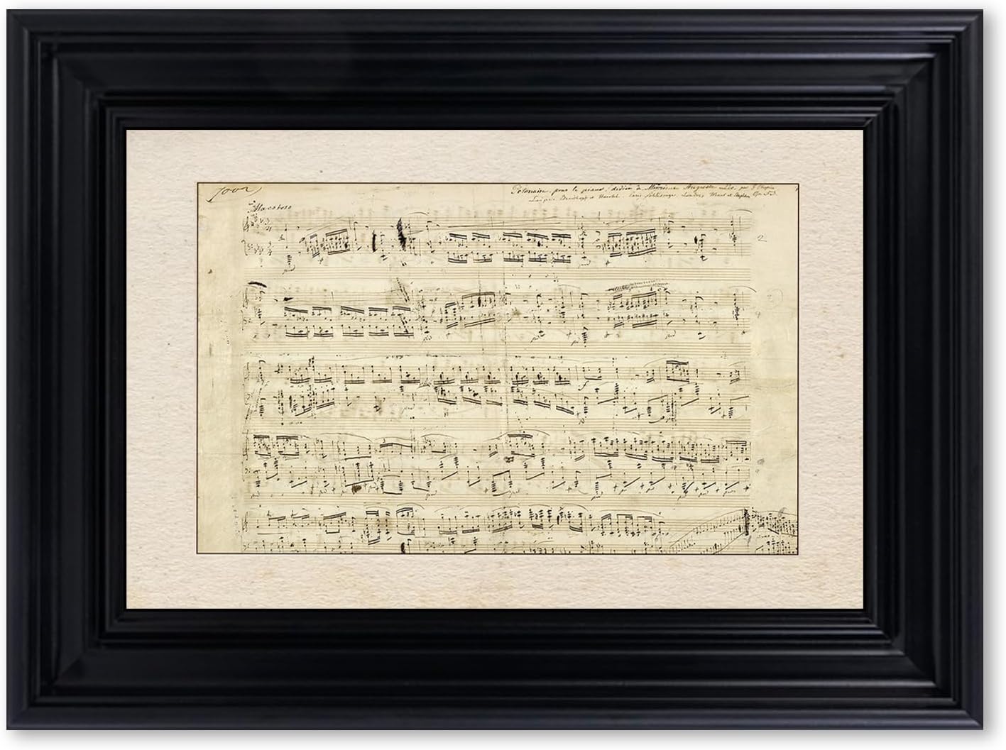 Amazon.com: NARIA ART Retro Black Framed Wall Art,12''X16'' Inches ...