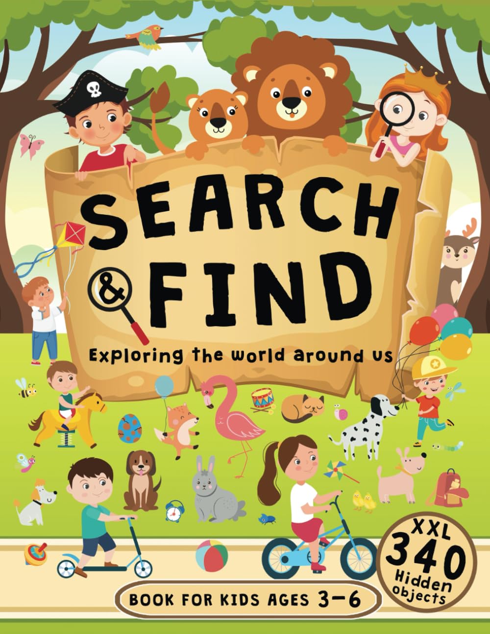 Search and Find Book for Kids Ages 3-6 Exploring the World Around Us ...