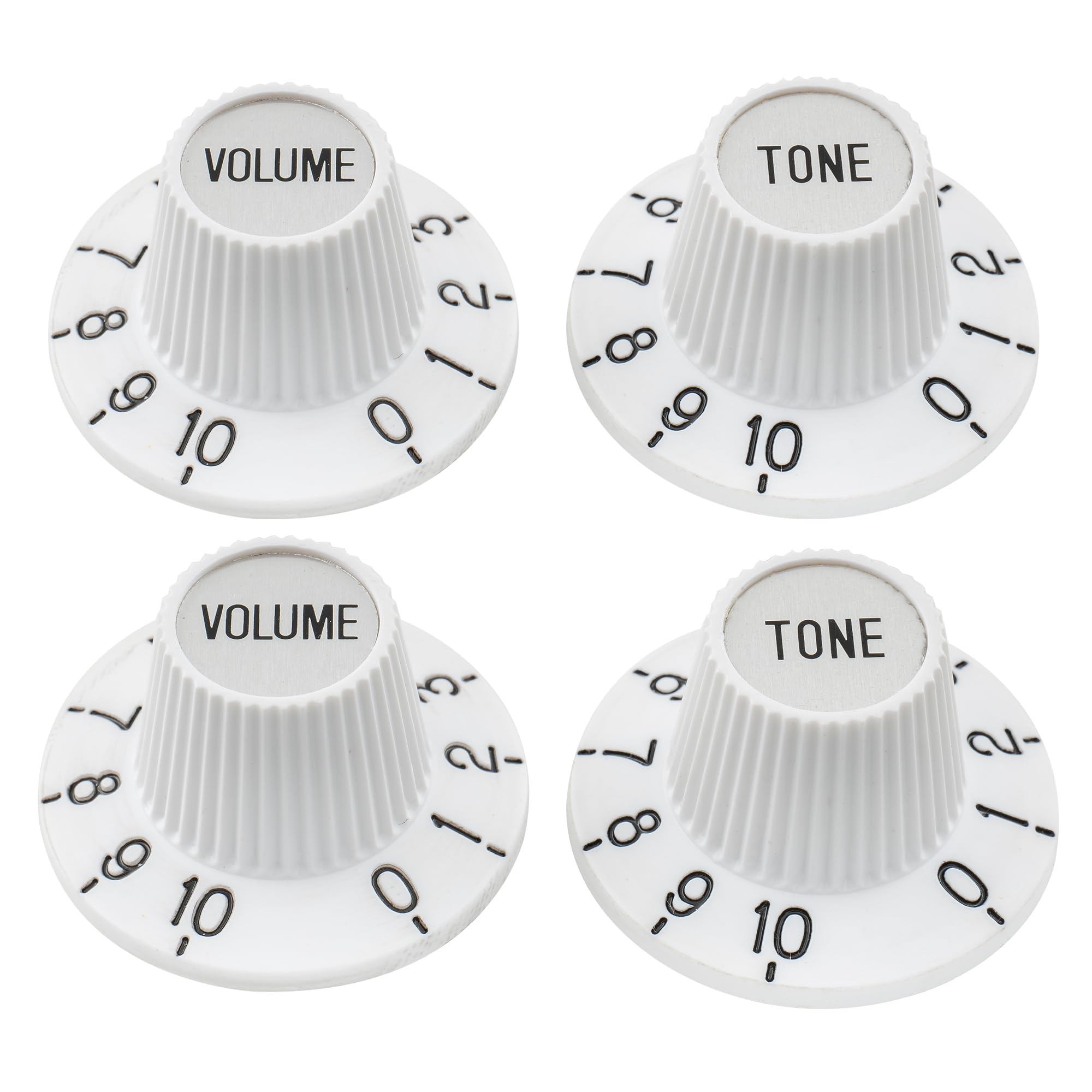 Amazon.com: Musiclily Pro Fine 24 Splines Witch Hat Knobs Top Hat Knobs ...