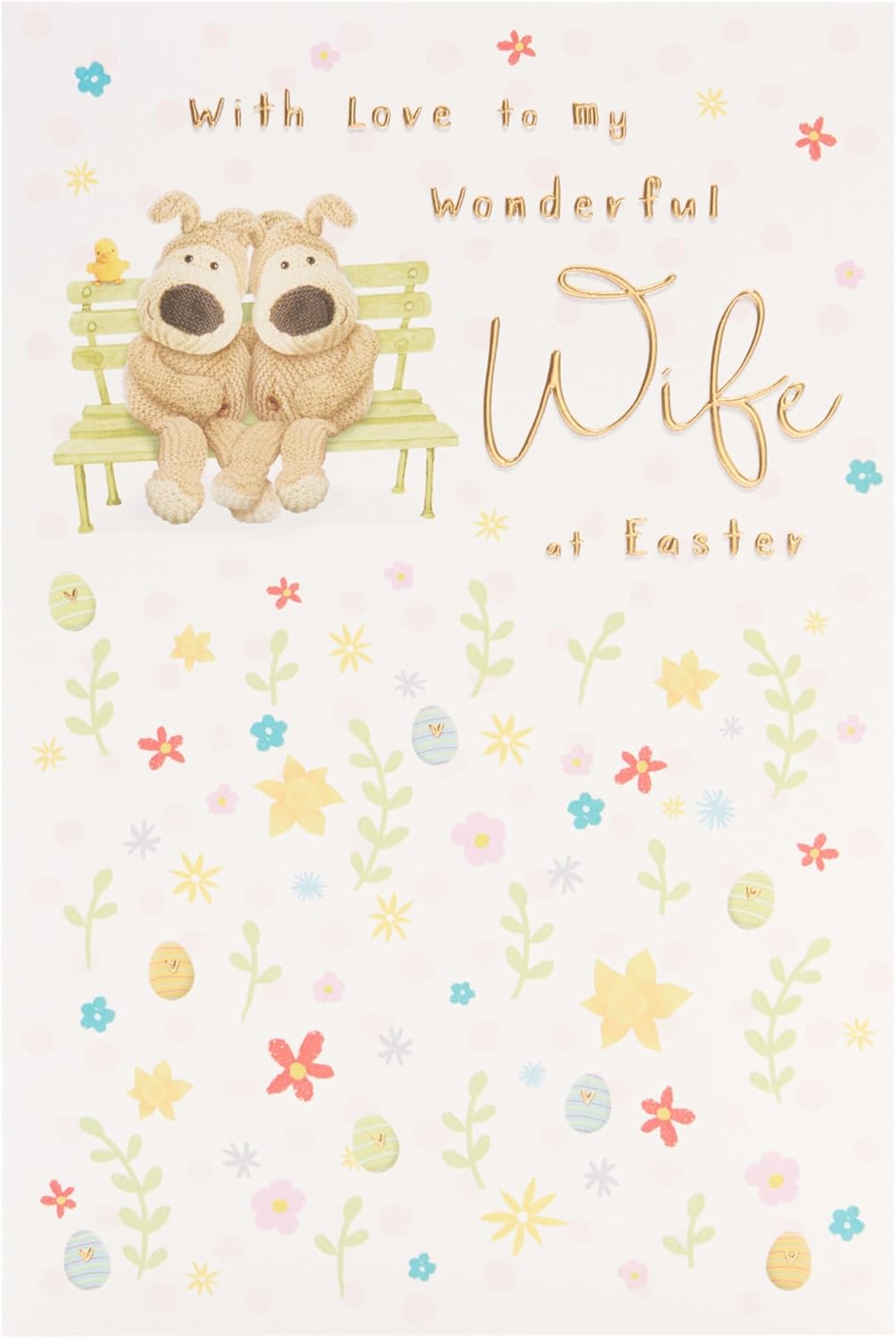 Boofle Wonderful Wife Lovey-Dovey Boofle Easter Card Cute Greeting Card ...
