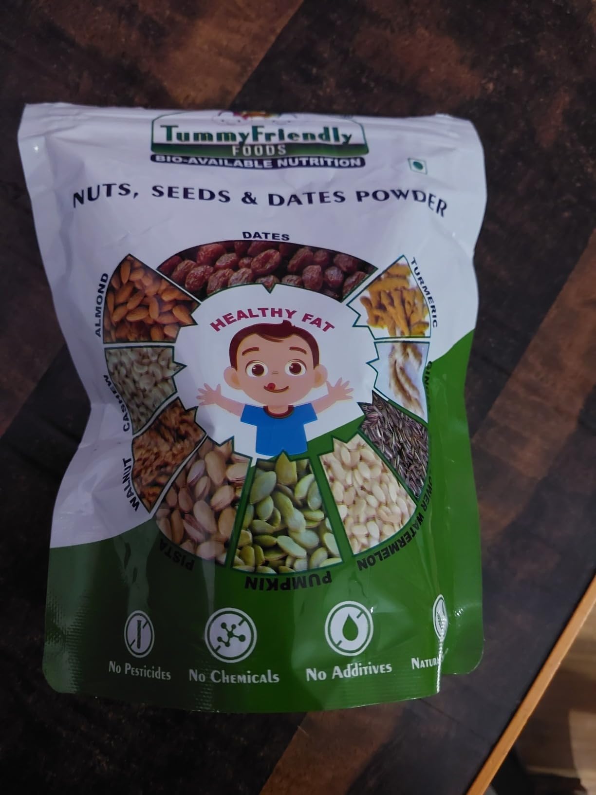 Tummy Friendly Foods Premium Nuts Seeds and Dates Powder | Organic Dry ...