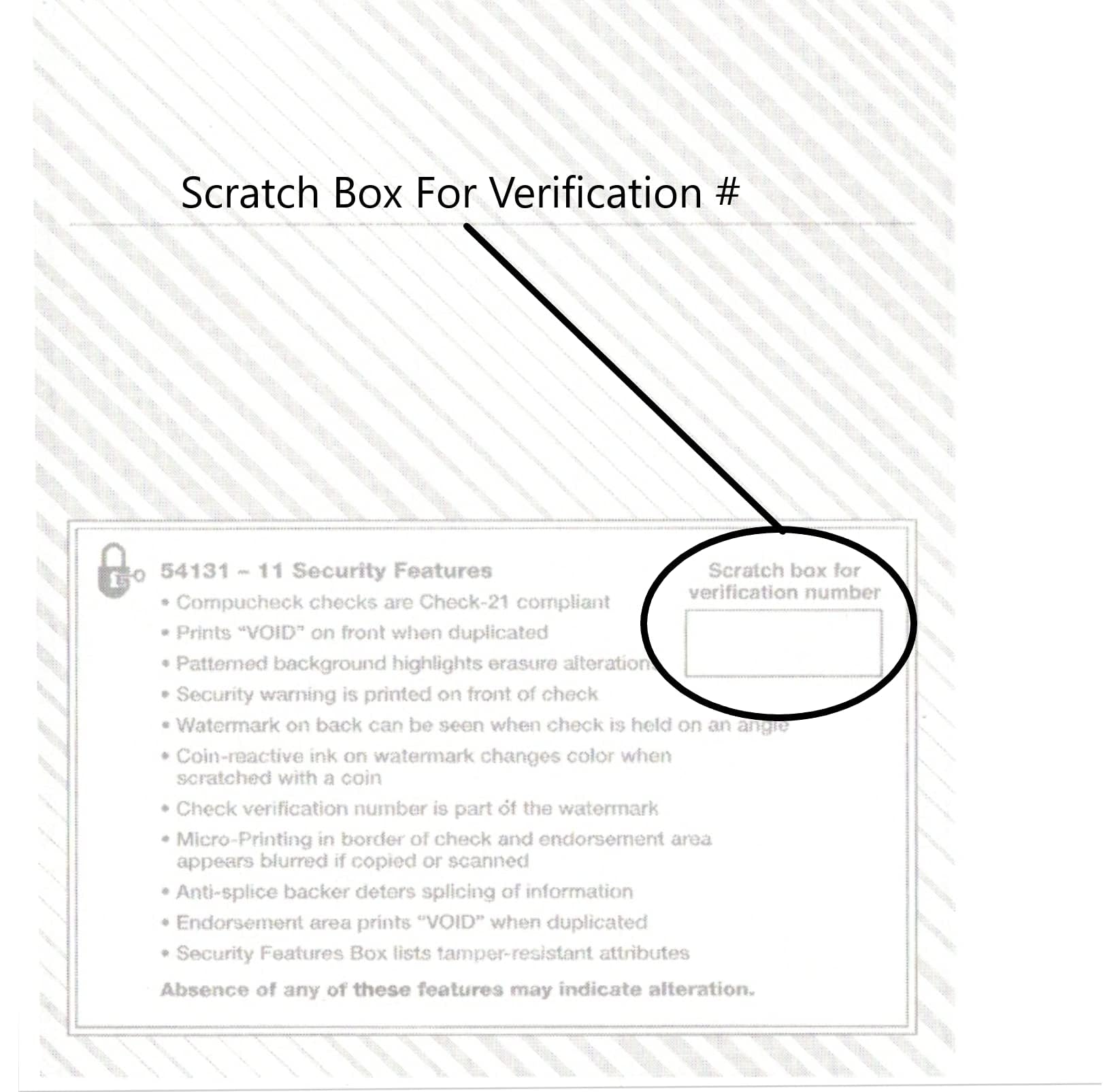 Snapklik.com : Compuchecks 250 HIGH Security Blank Check Paper Compatible