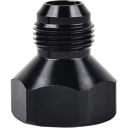 Amazon.com: AC PERFORMANCE Black Aluminum -12 AN Female to -8 AN Male ...