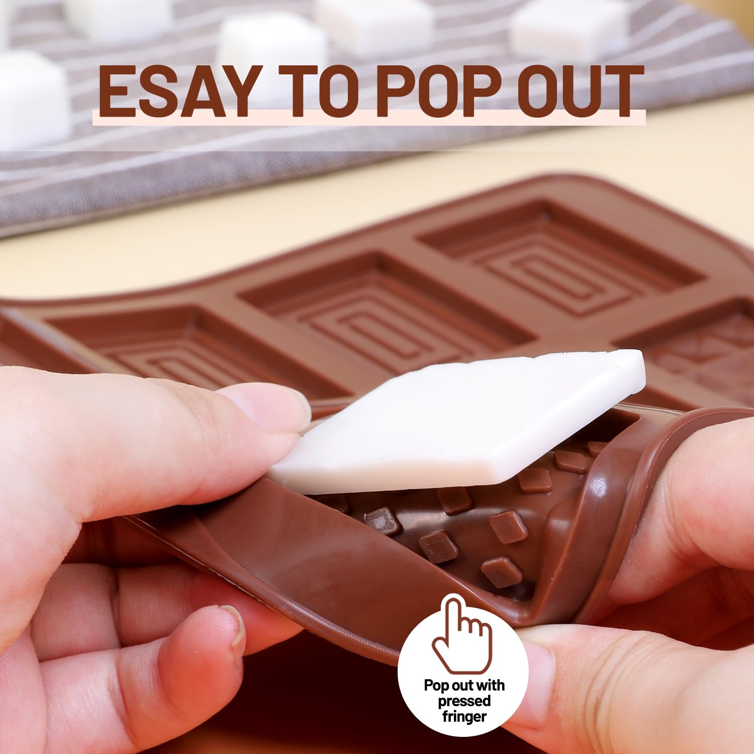 Snapklik.com : Chocolate Molds - Non-Stick Chocolate Candy Molds, Food ...