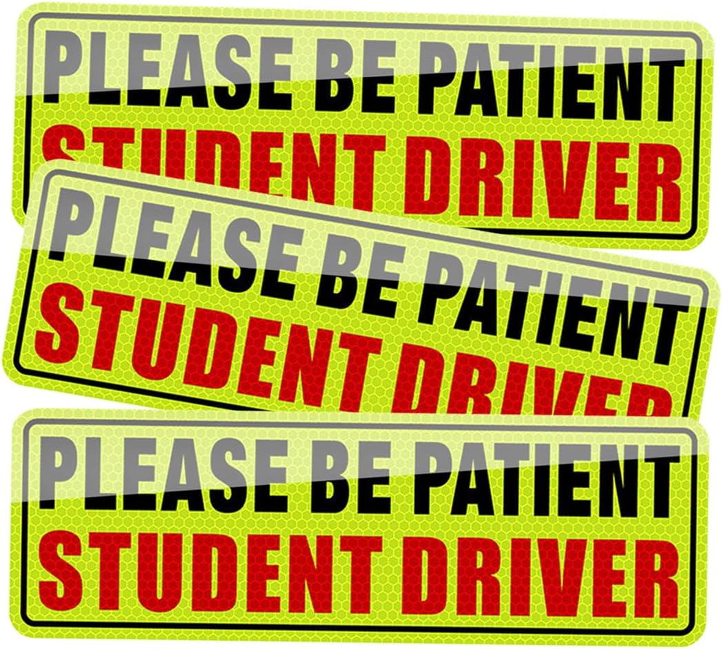 Amazon.com: Osilly Student Driver Magnet for Car, 3pcs Magnet Please Be ...
