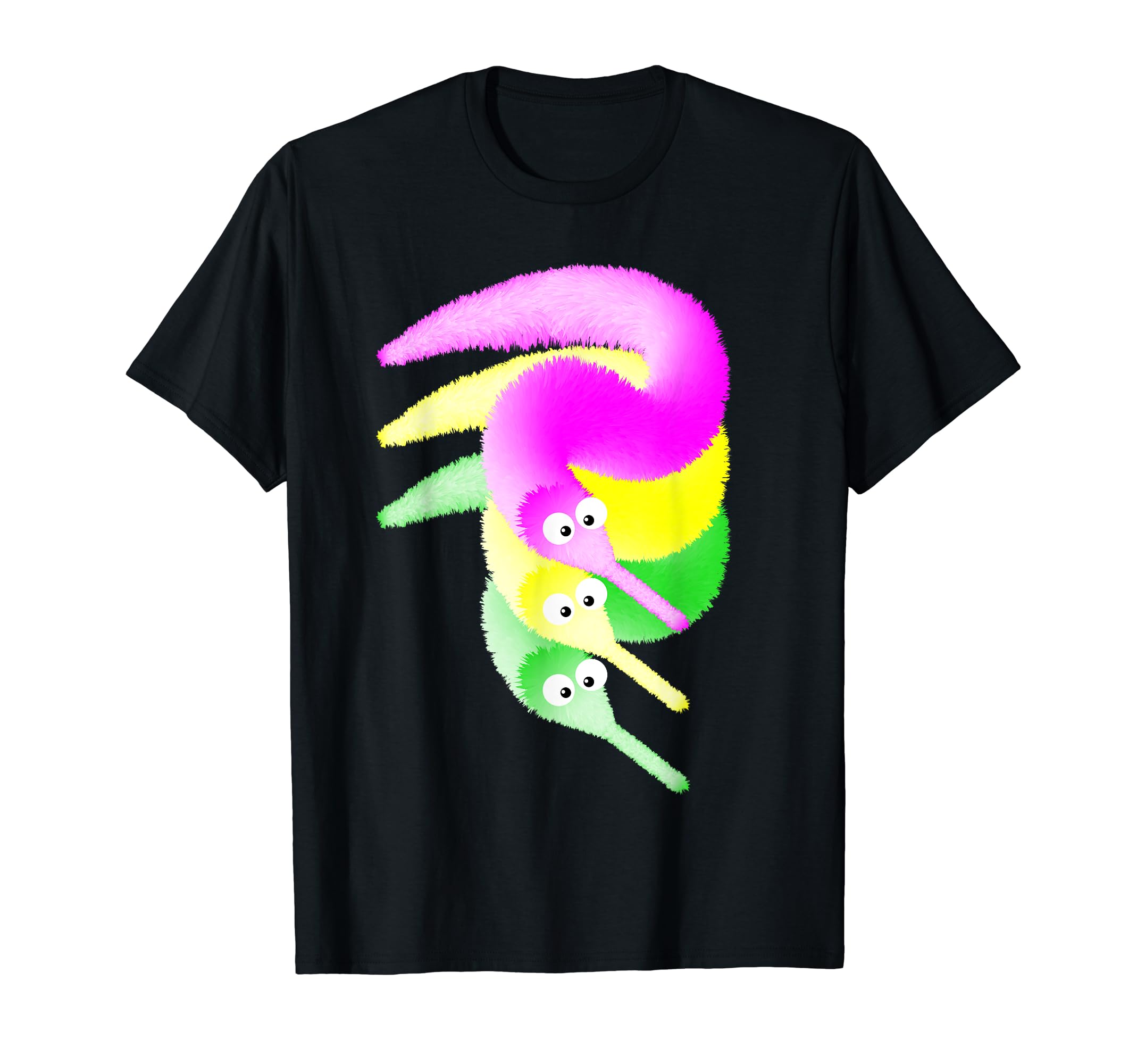 Amazon.com: Worms on a String Tshirt, Fuzzy Wiggly Magic Worm Toy ...