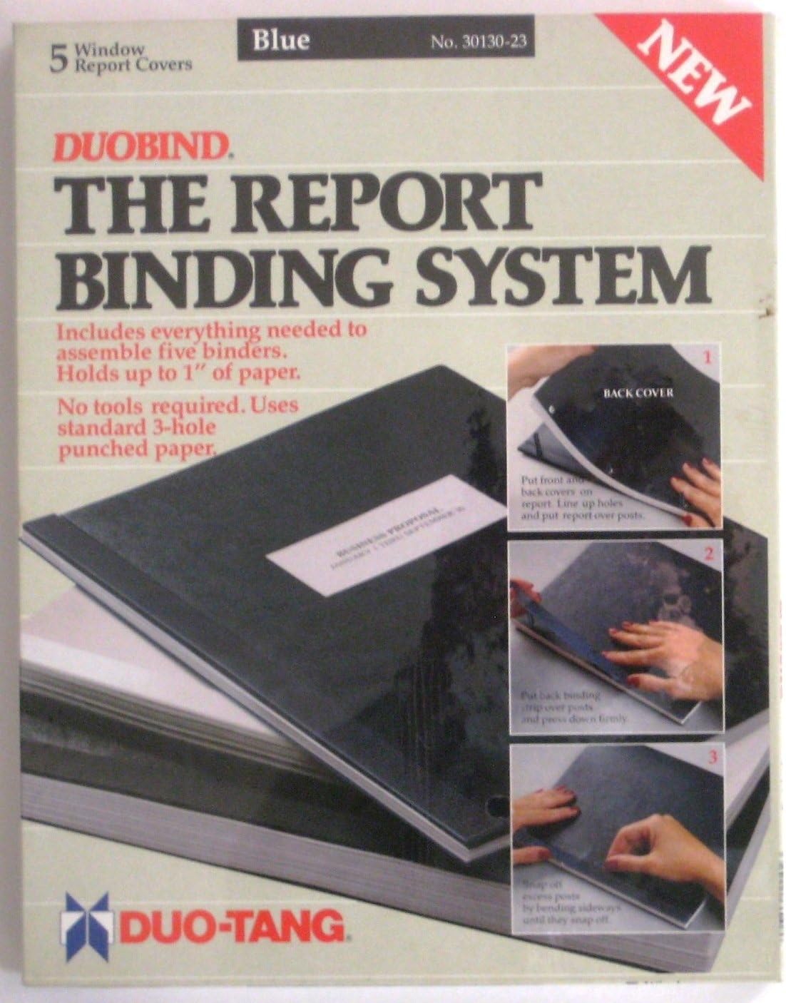 Amazon.com : DuoBind report binding system - Blue : Office Products