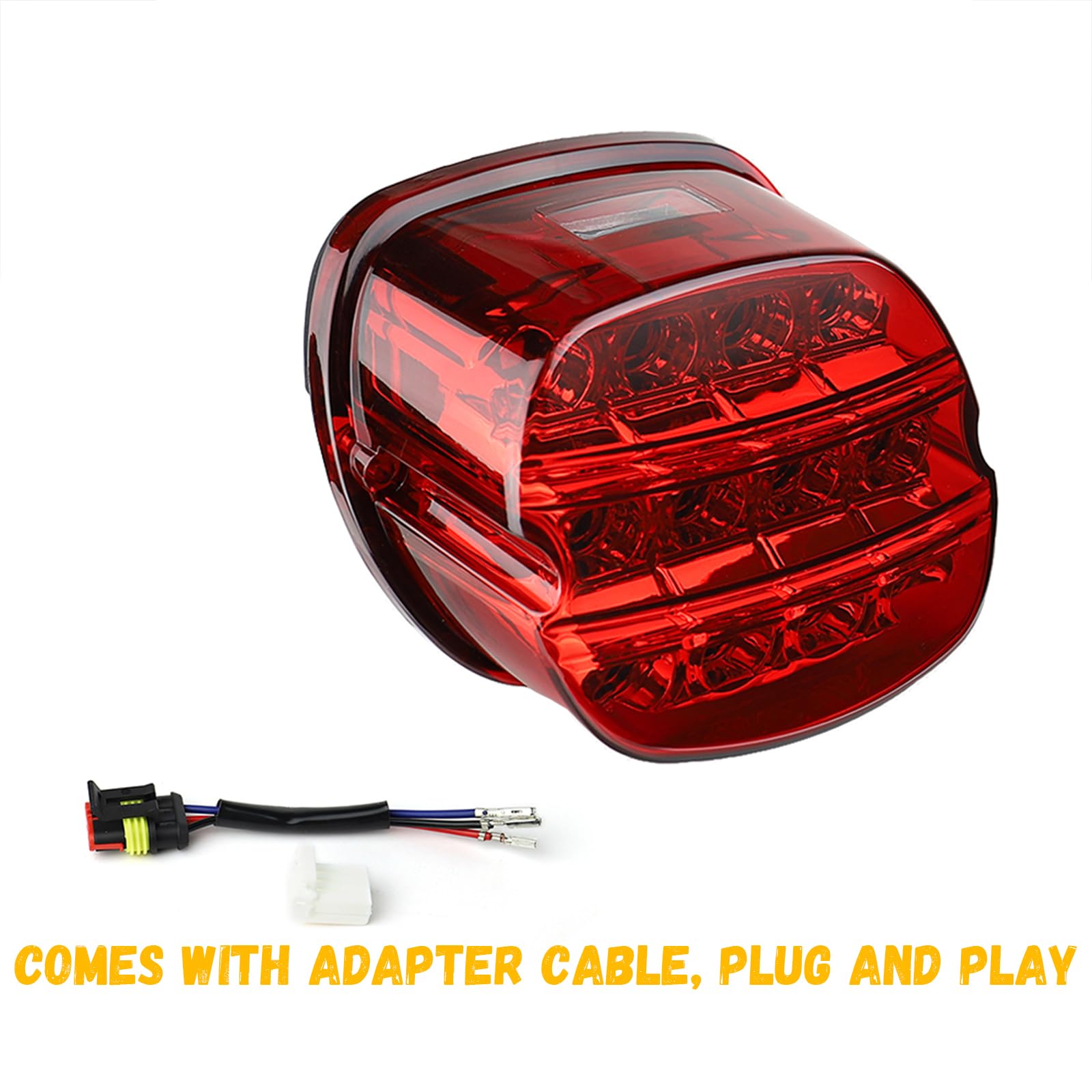 Atubeix Red Strobing LED Tail Light Upgrade HD Tail Lights Assemblies ...