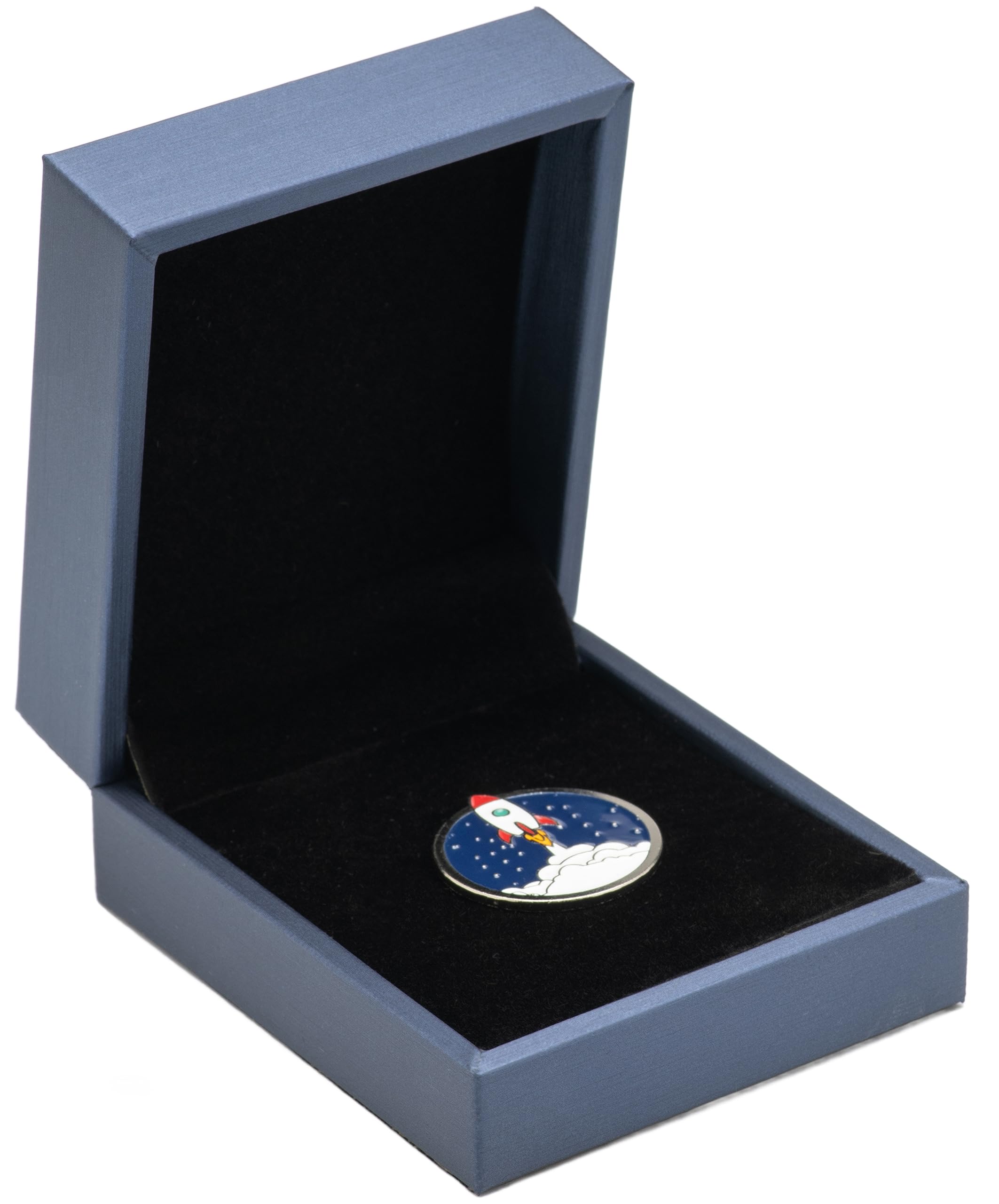 Amazon.com: COWFEX Small Single PU Pin Display Box Case for Gift Badges ...