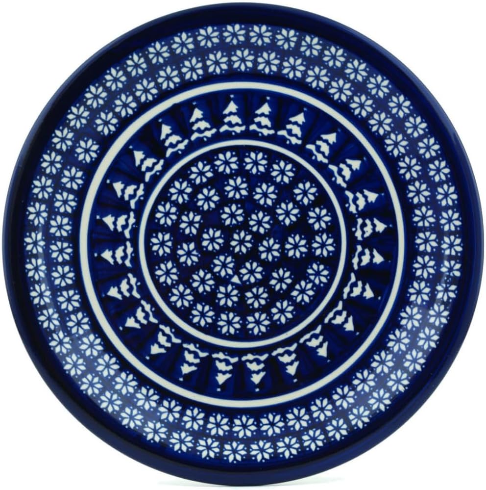 Amazon.com | Polish Pottery Plate - 10" Dinner - Winter Viola: Dinner ...