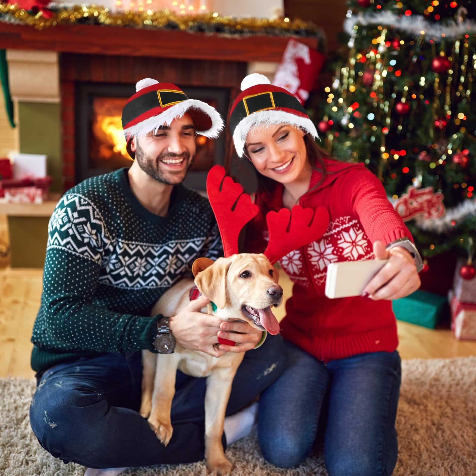 Santa Baseball Cap Unisex Christmas Hats Vintage Christmas Baseball ...