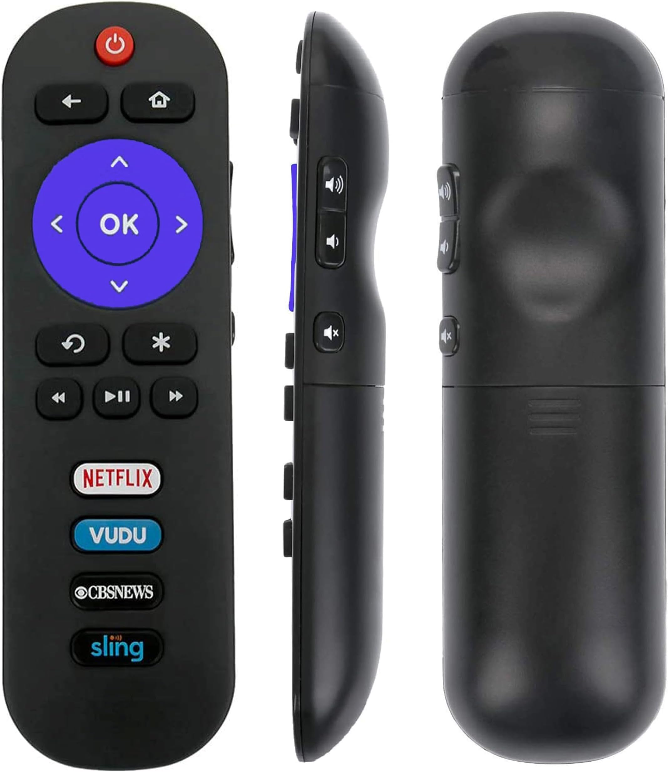 Amazon.com: Remote Control Compatible with All TCL Roku TV with Netflix ...