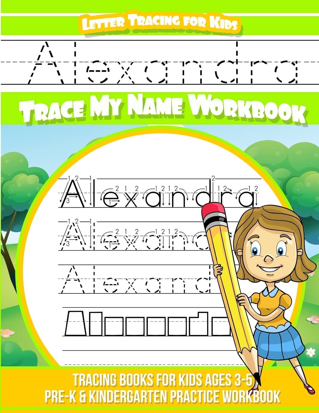 Alexandra Letter Tracing for Kids Trace my Name Workbook: Tracing Books ...