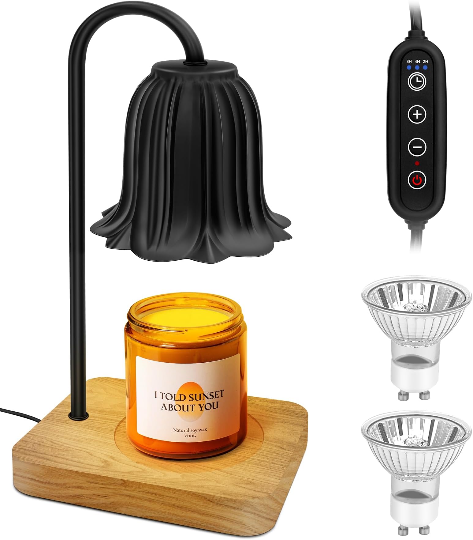 Amazon.com: YULOFMVE Candle Warmer Lamp, Dimmable Candle Warmer with 2 ...