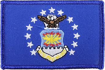 Amazon.com: Flagline Air Force - Military Rectangular Patch (Blue Border) : Arts, Crafts & Sewing