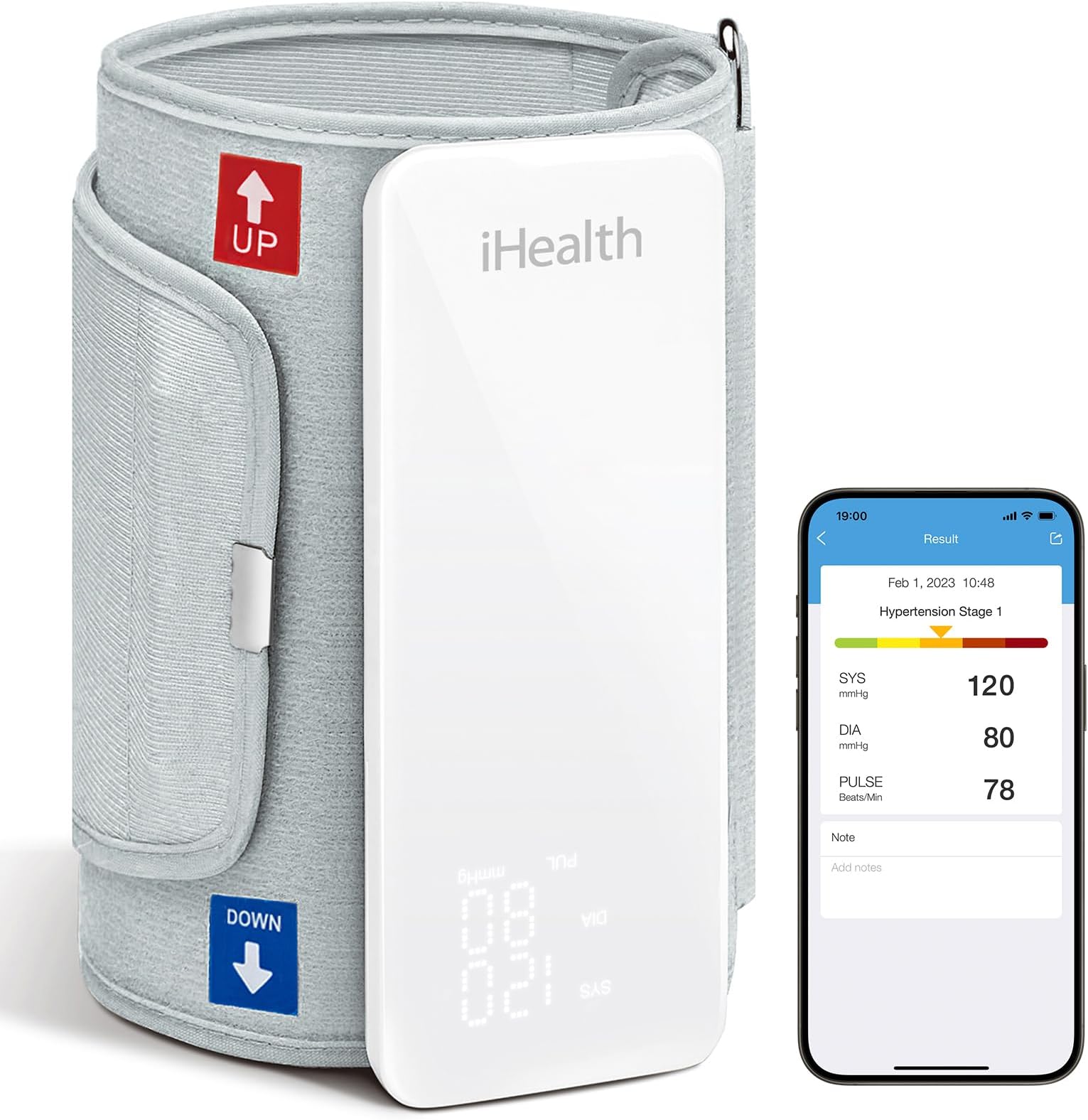 Amazon.com: iHealth Neo Wireless Blood Pressure Monitor, Upper Arm Cuff ...