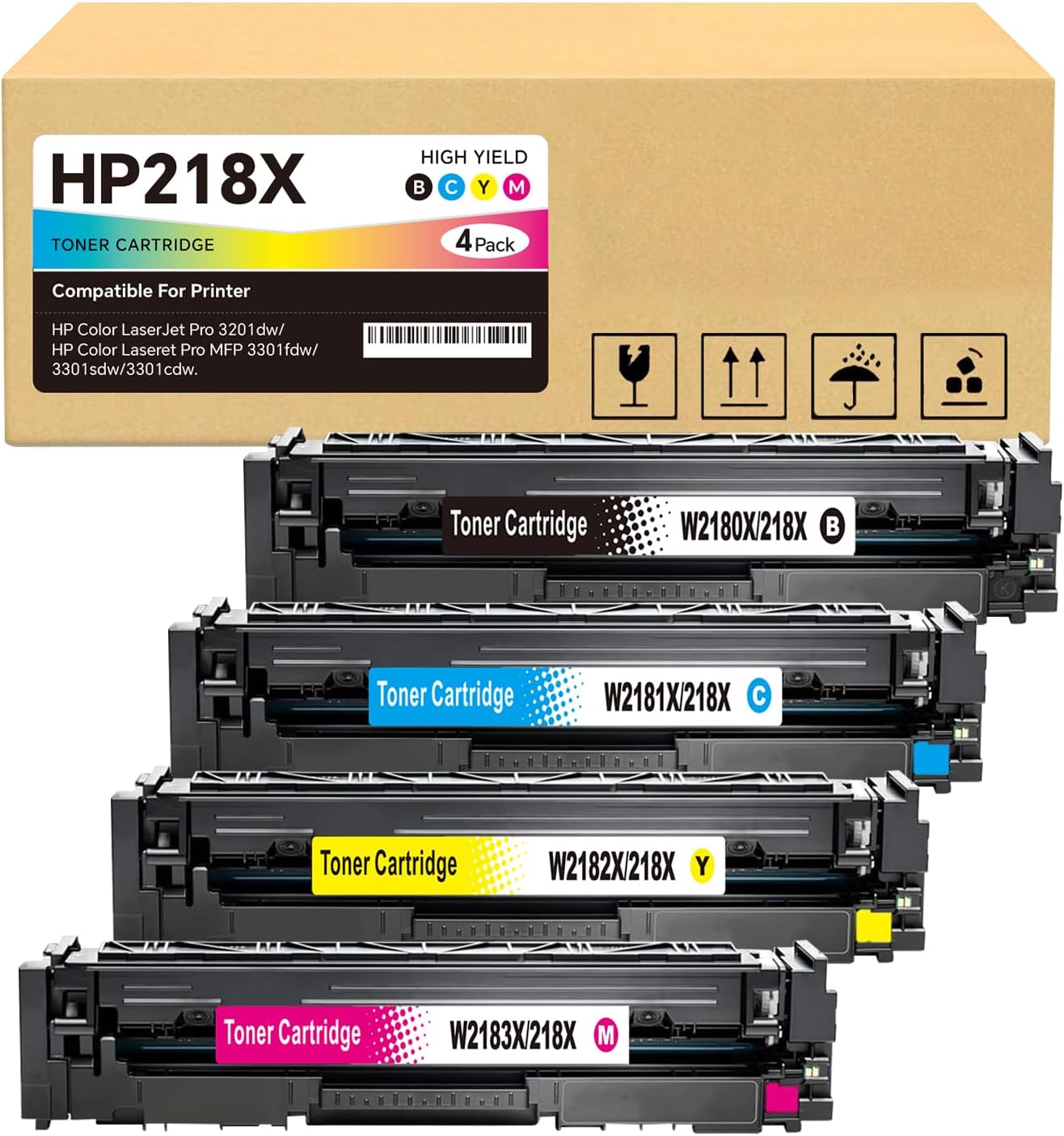 Amazon.com: 218X High Yield Toner Cartridge Replacement for HP 218X ...