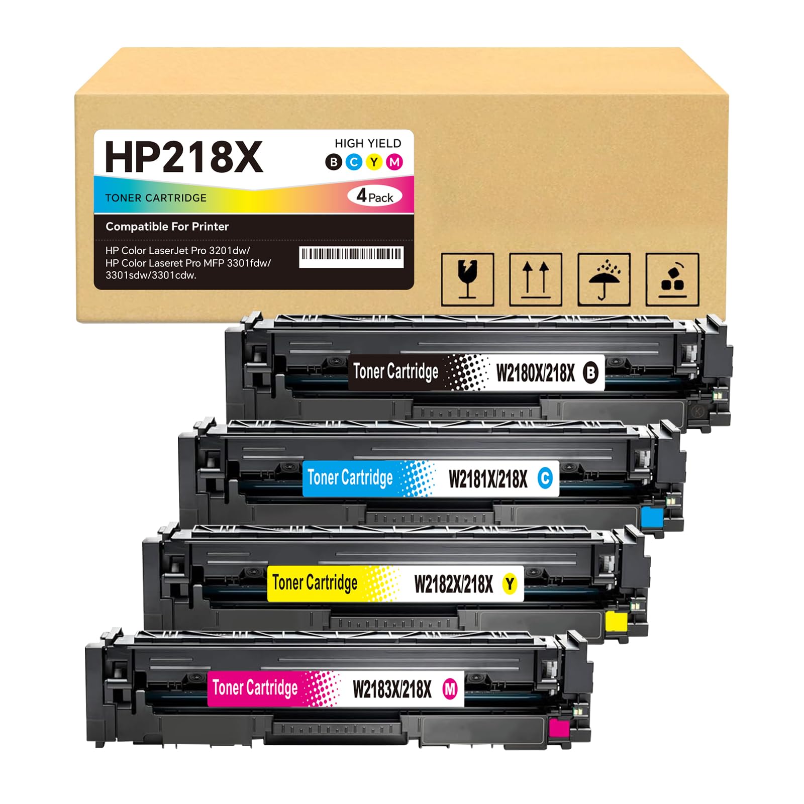 Amazon.com: 218X High Yield Toner Cartridge Replacement for HP 218X ...