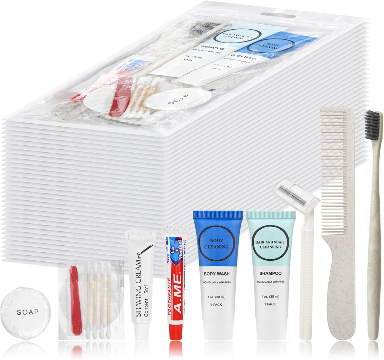Amazon.com : Toiletry Kits Homeless Personal Hygiene Care Package Kits ...