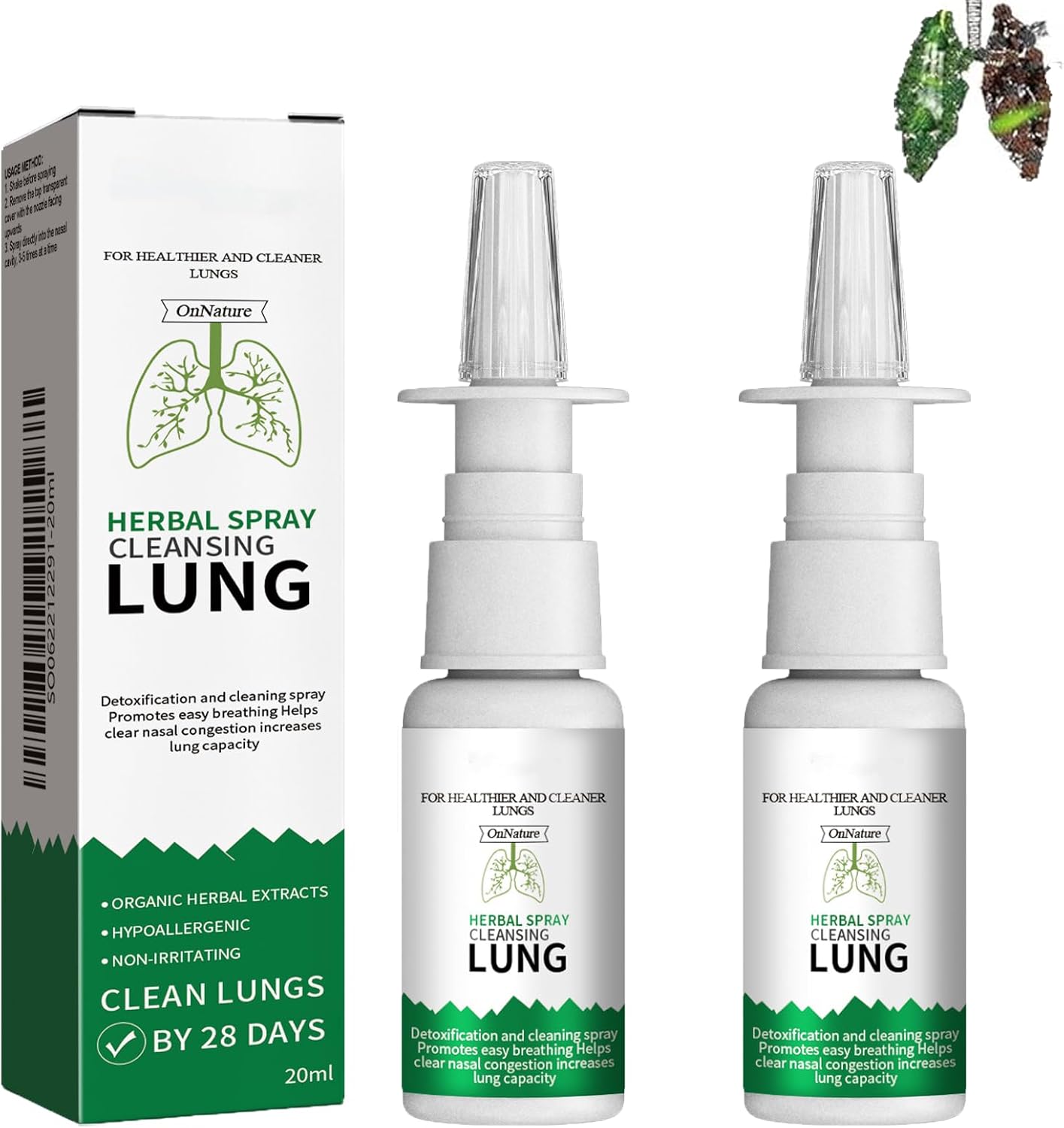 Amazon.com: New Upgrade Organic Herbal Lung Cleanse Repair Spray ...