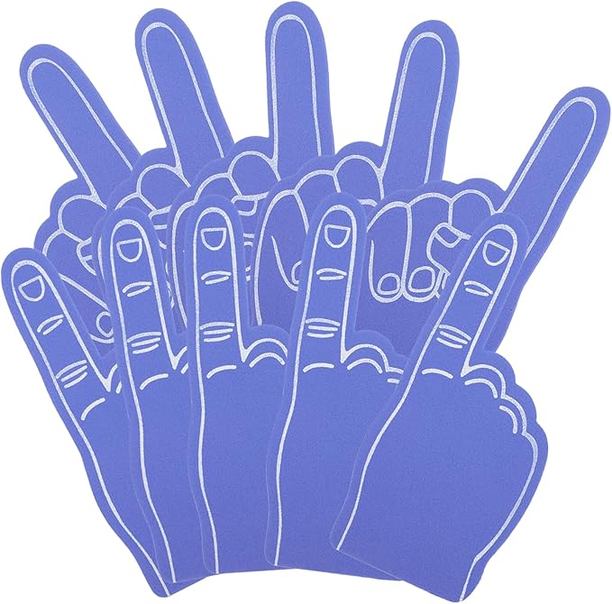 Amazon.com: BESPORTBLE 12pcs Foam Mini Fingers Cheering Prop Cheering ...