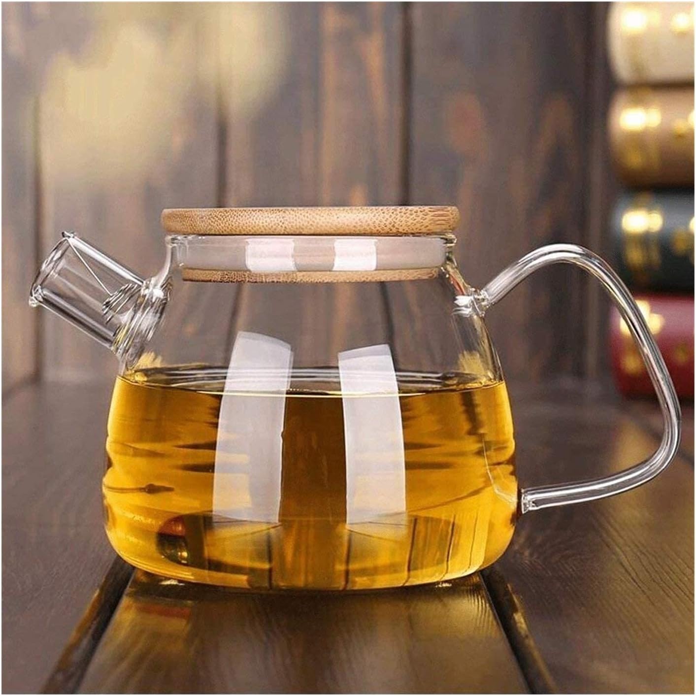 Amazon.com: Teapot Glass Teapot Kettle Thick Glass Teapot Transparent ...
