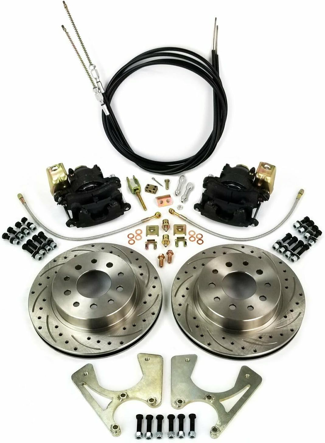 Amazon.com: ORALSIM 10 & 12 Bolt Rear Axle 11" Disc Brake Conversion w ...