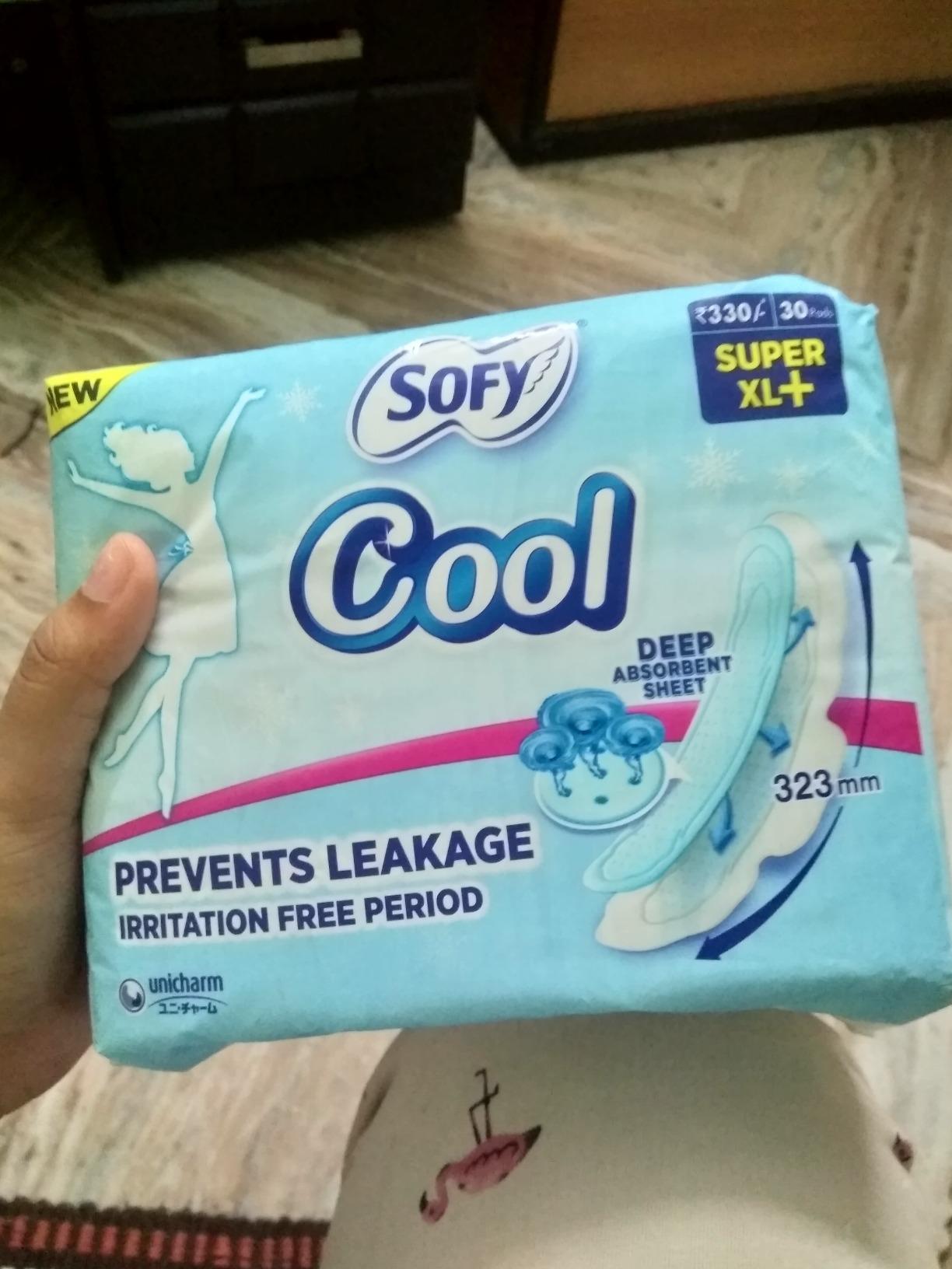 Buy Sofy Cool freshness Extra Long Sanitary Pads, Pack of 44 Online at ...