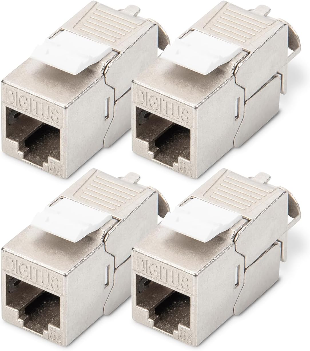 DIGITUS Keystone Module Cat-6A Blindé - 8 pièces - RJ45 femelle - 500 ...