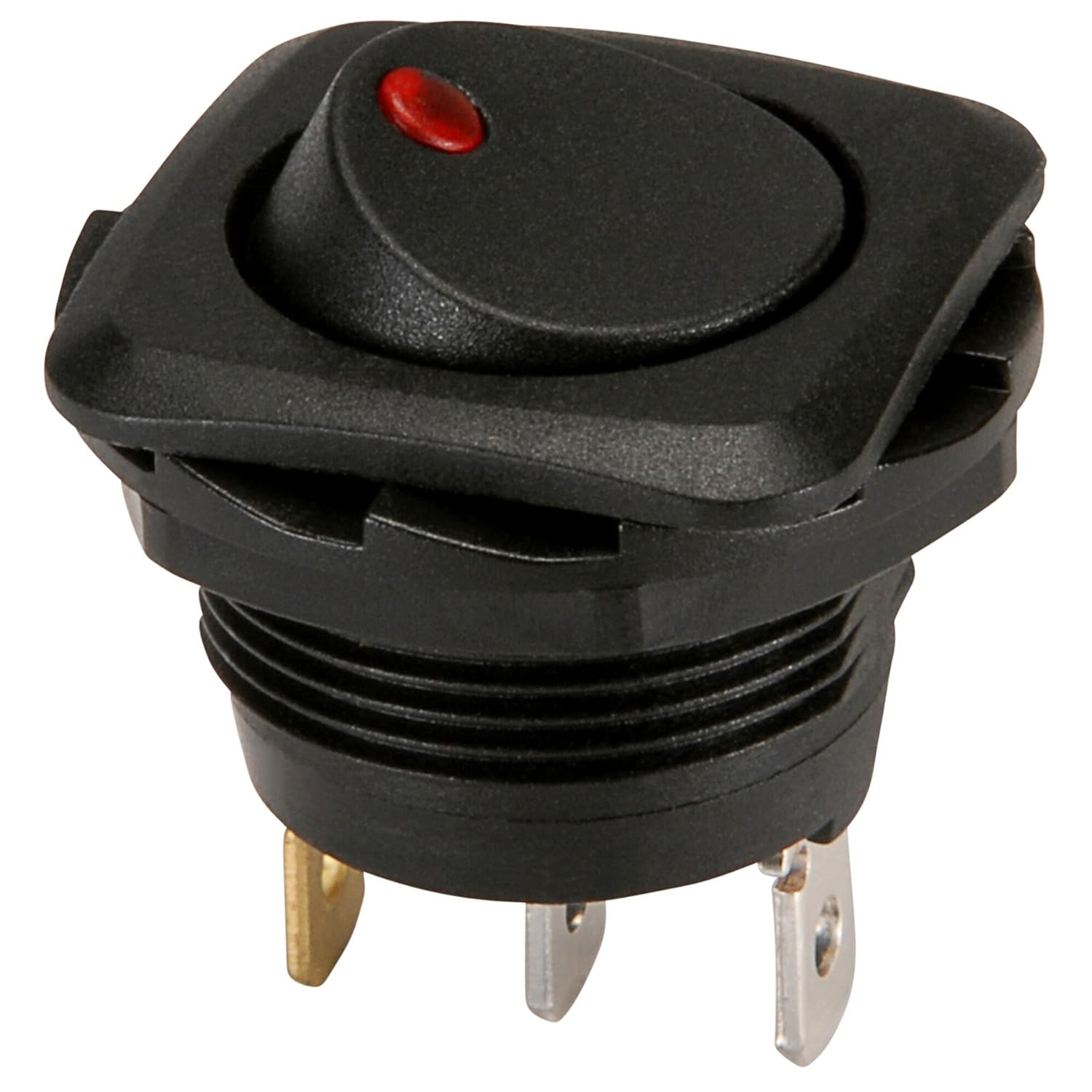 Amazon.com: NTE Electronics 54-645 Round Hole Illuminated Rocker Switch ...