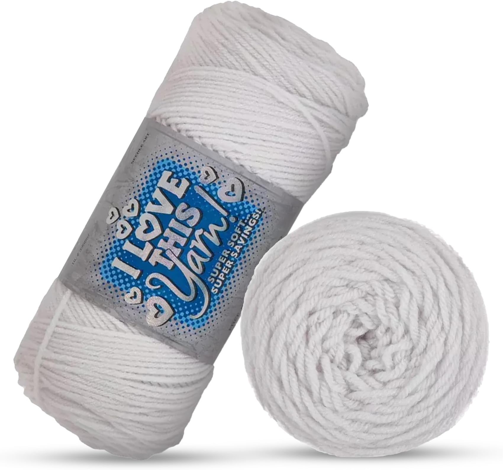 Amazon.com: I Love This Cotton Medium Yarn for Crocheting & Knitting ...