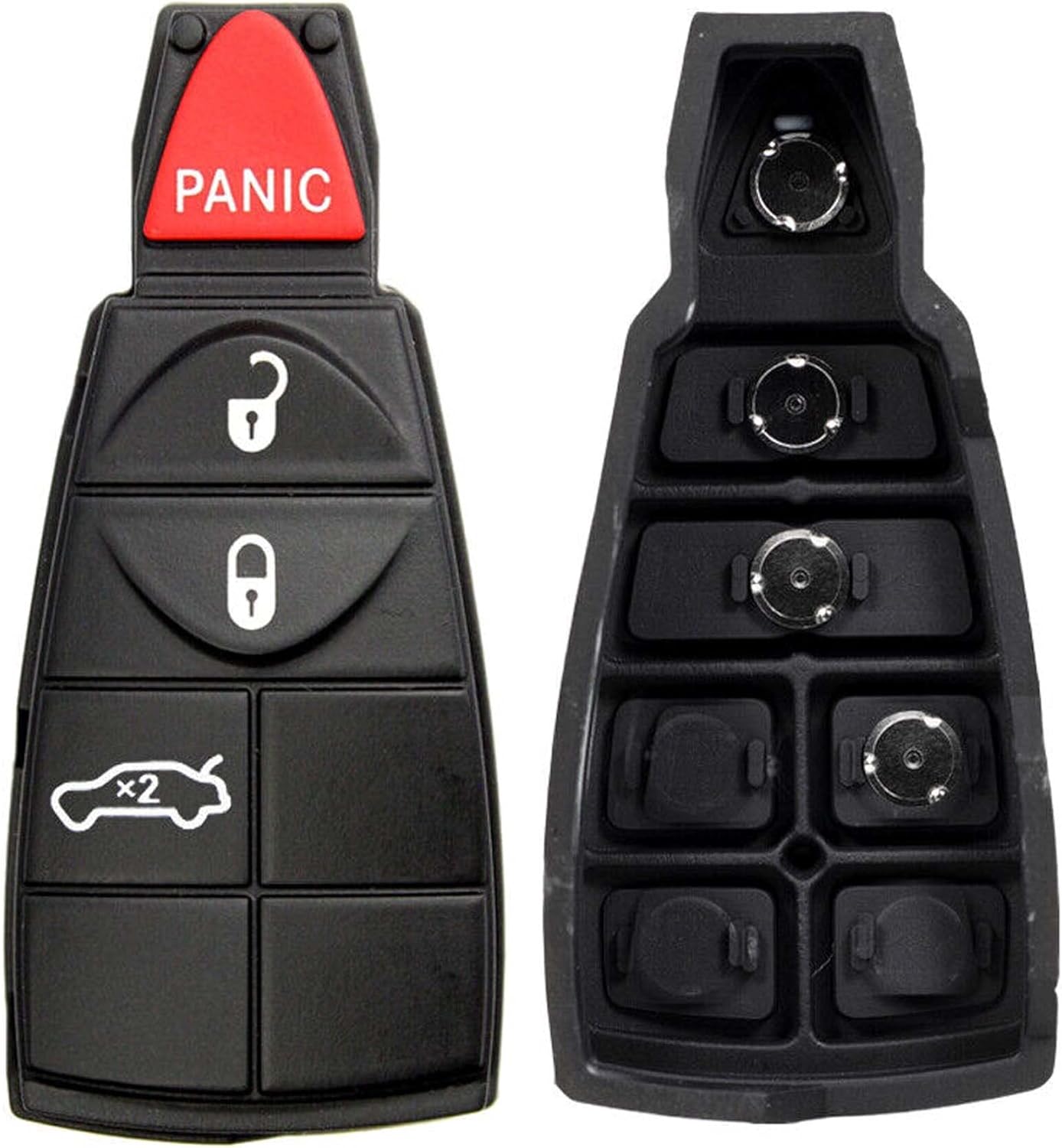 Amazon.com: Lot of 1x New Replacement Key Fob Fobik Rubber Button ...