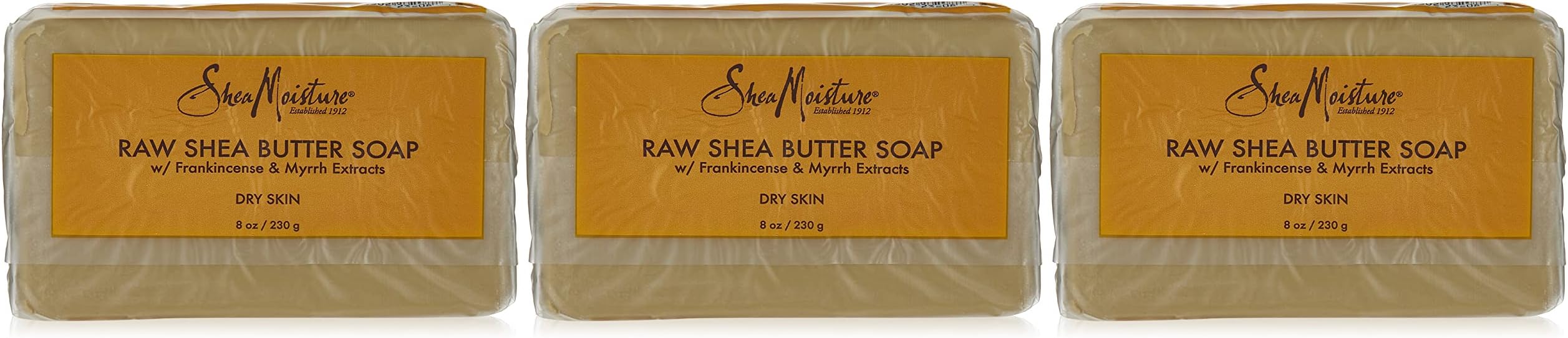 Amazon.com: SheaMoisture Soap 8 Ounce Bar Raw Shea Butter (235ml) (3 Pack)