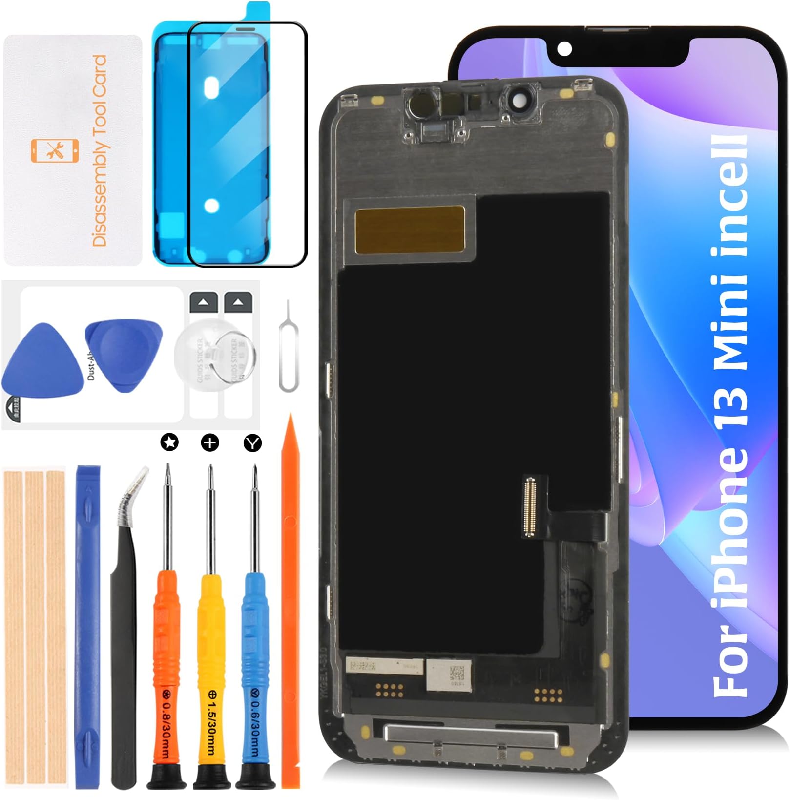 Amazon.com: Ace Tech Cellular LCD Screen Replacement for iPhone 13 Mini ...