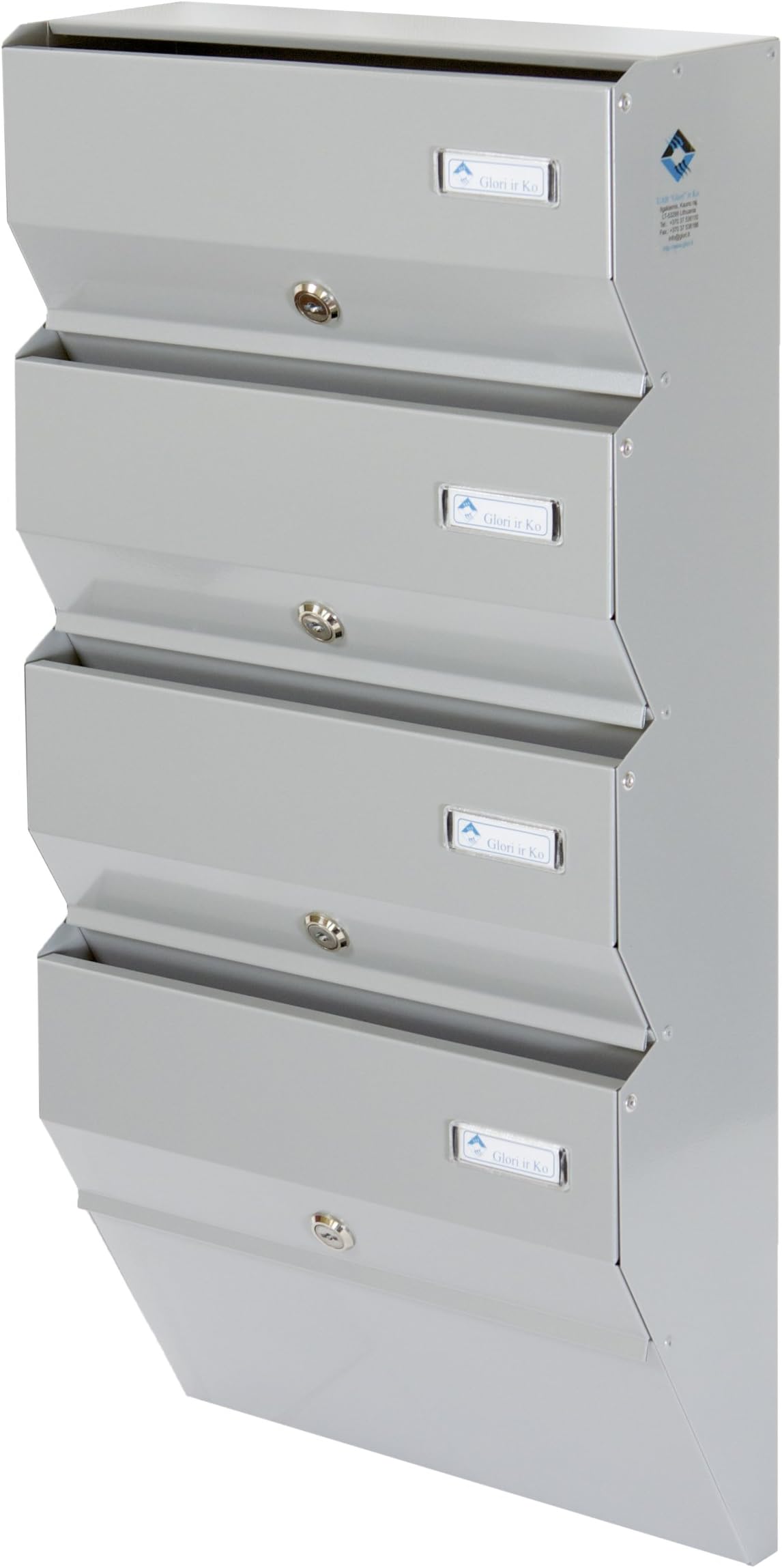 Multiple Postbox-4 Multi Occupancy Indoors Mailboxes Letter Box ...