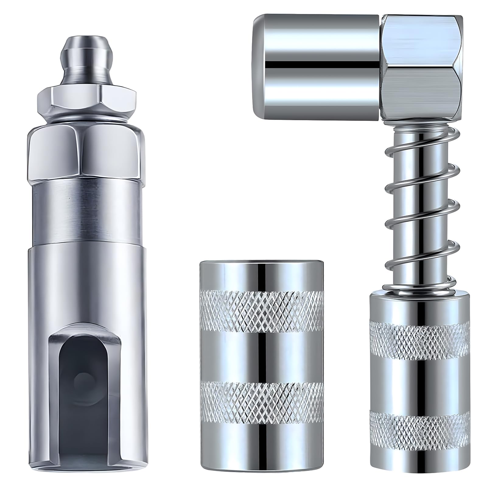 Snapklik.com : Melgweldr 90 Degree Grease Coupler Slotted Right Angle ...