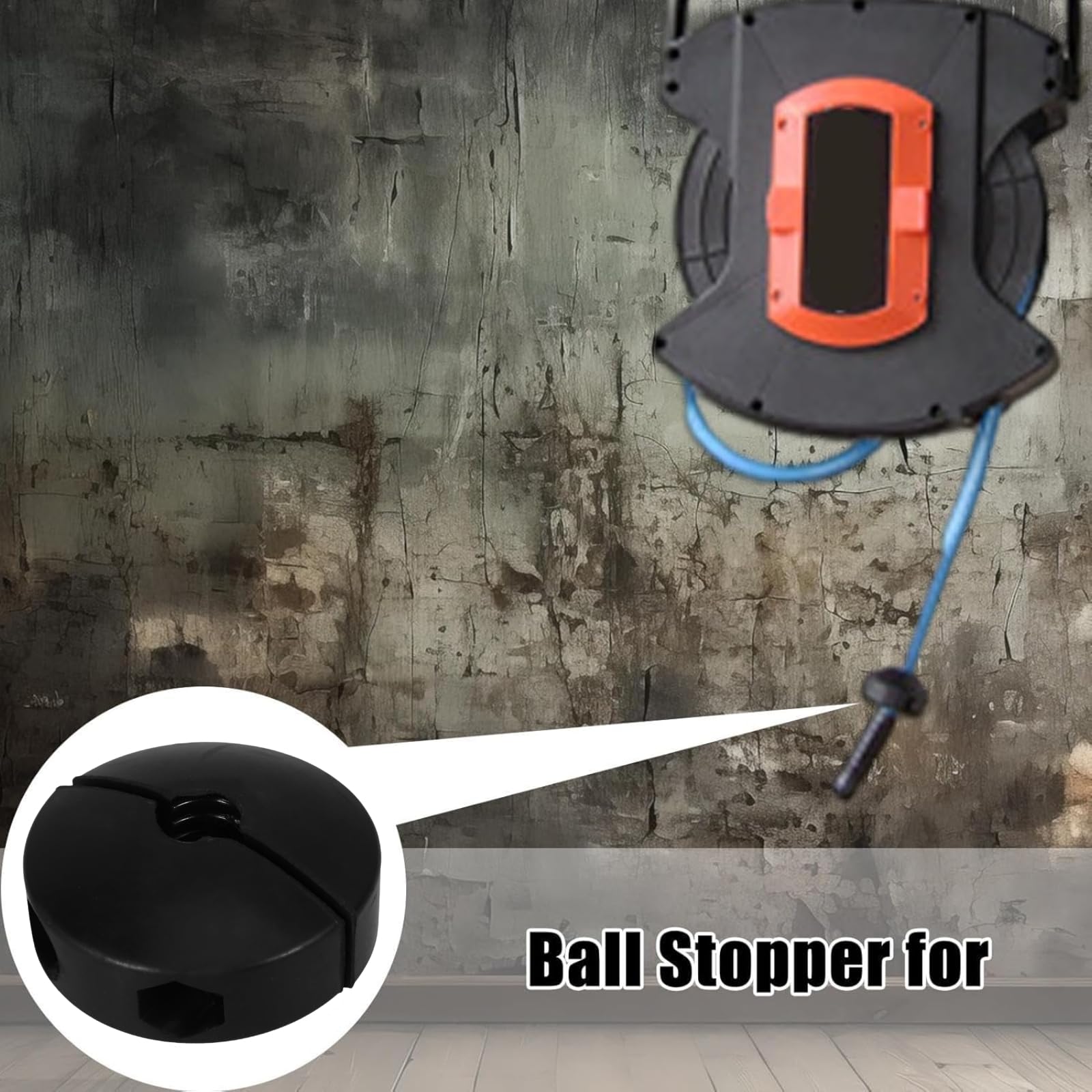 Snapklik.com : Ball Stopper For Air Hose Reels For 3/8" ID Air Hoses ...