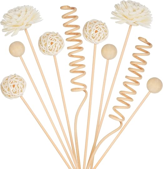 Amazon.com: Reed Diffuser Stick,WUTAOBON 10Pcs 10Inch Natural Rattan ...