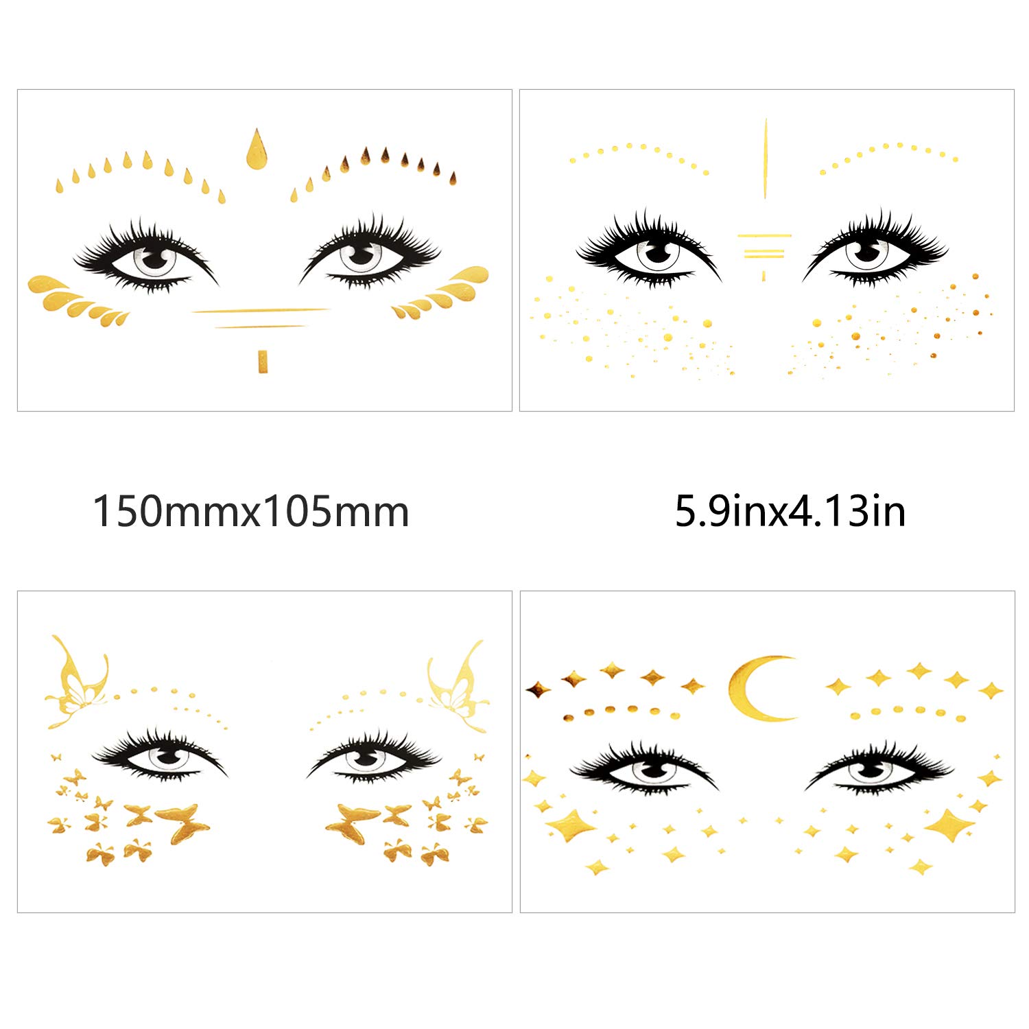 Sticker Face Tattoos