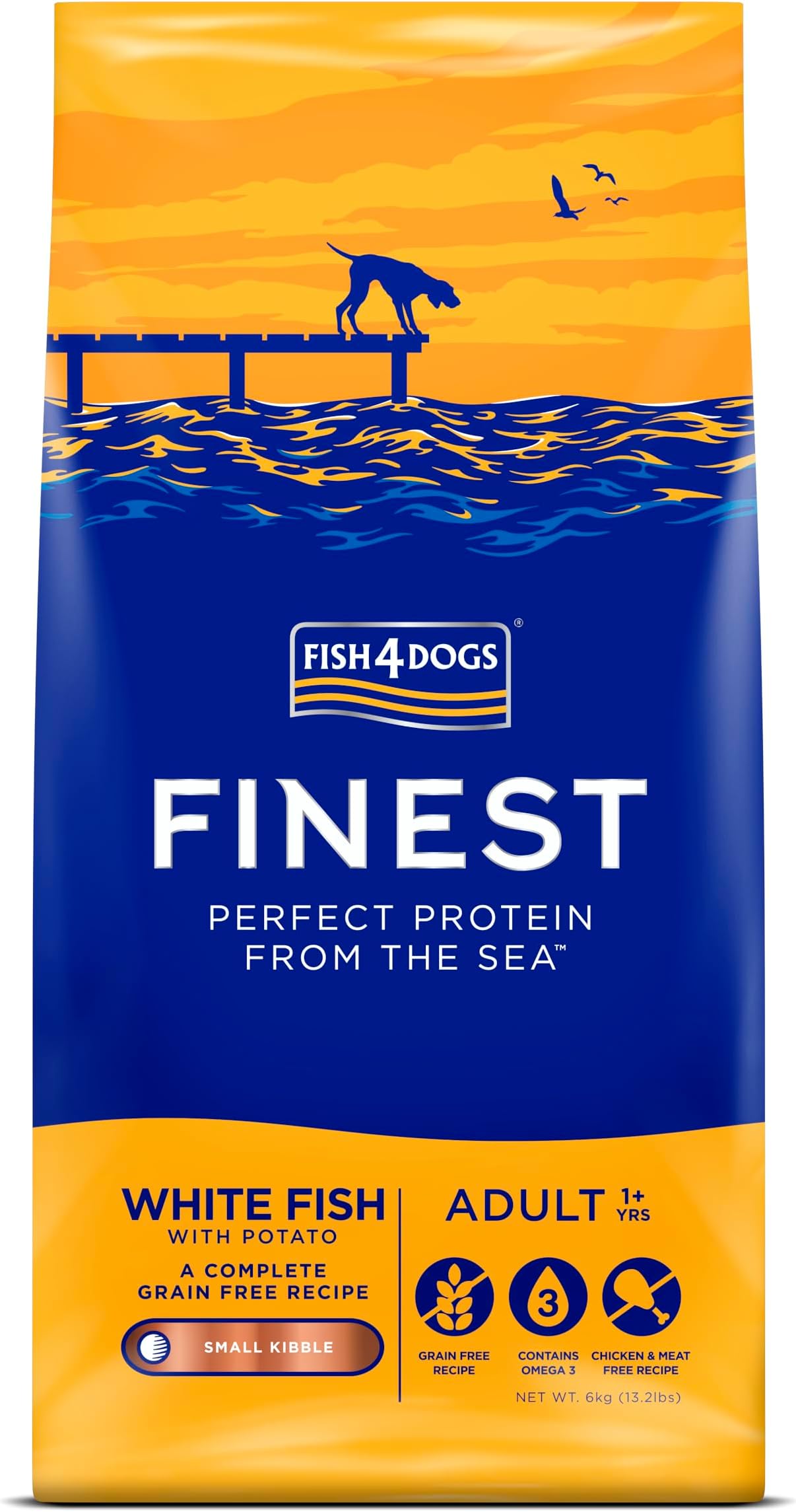 Fish4Dogs Finest White Fish and Potato Dog Food | Natural ...