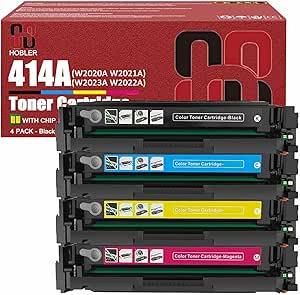 Amazon.com: Replacement 414A Toner Cartridges Compatible for HP W2020A ...